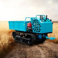 China 0.8 Ton Crawler Dumper Truck Diesel 8 Ton Capacity Engineering Rubber Tracks for sale