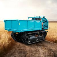 China 0.8 Ton Crawler Dumper Truck Diesel 8 Ton Capacity Engineering Rubber Tracks for sale