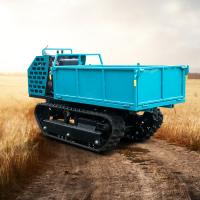 China 0.8 Ton Crawler Dumper Truck Diesel 8 Ton Capacity Engineering Rubber Tracks for sale