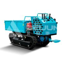 China BEIJUN 0.8 Ton Crawler Dump Truck Self Loading Mini With 35 Degree Uphill Angle for sale