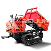China 2 Ton Steel Rubber Track Crawler Dumper Truck 2800x1200x1500mm for Complex Terrain for sale