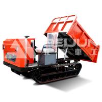 China 2 Ton Crawler Dumper Truck With Customizable Cargo Box And Remote Control Option for sale