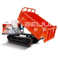 China 2 Ton Crawler Dumper Truck With Customizable Cargo Box And Remote Control Option for sale