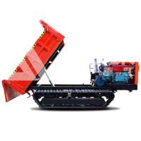 China 2 Ton Crawler Dumper Carrier Customizable Portable Diesel Engine 2800x1200x1500mm for sale