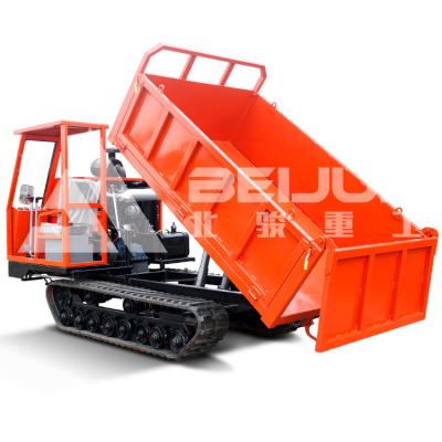 China Flexible 6 Tons Diesel Tracked Crawler Dumper Truck For Smooth Material Handling for sale