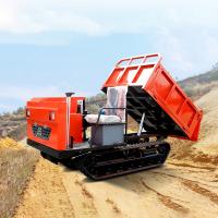 China 2 Ton Crawler Dumper Truck 2800x1200x1500mm Customizable for Material Handling for sale
