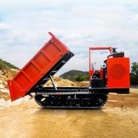 China High Performance 5 Ton Crawler Dumper Truck With Rubber Tracks for sale