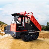 China Weichai Jiaxin 4105 Engine 10 Ton Crawler Dumper Truck for Slope Transport 3700mm for sale
