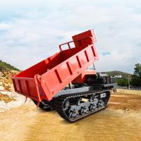 China Weichai Jiaxin 4105 Engine 10 Ton Crawler Dumper Truck for Slope Transport 3700mm for sale