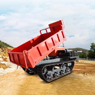 China Weichai Jiaxin 4105 Engine 10 Ton Crawler Dumper Truck for Slope Transport 3700mm for sale