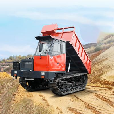 China 12 Ton Semi Tracked Crawler Dumper Truck Weichai Jiaxin 4105 Engine Guli 29 Model for sale