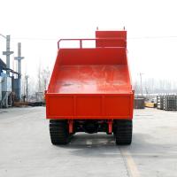 China CE 10 Ton Mobile Small Engine Electric Start Crawler Dumper Truck Engineering Rubber Tracks for sale