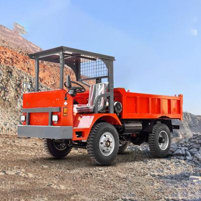 China 3.5 ton Underground Mining Dump Truck Four Wheel Mining Narrow Axle for sale