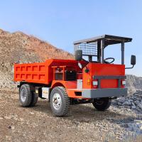 China Loading 5 Ton Heavy Duty Electric Dumper Four Wheel Underground Mining Dumper Tipper for sale