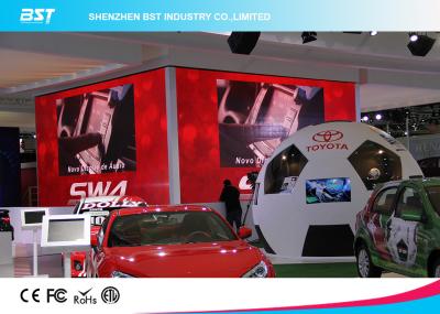 China Custom Aluminum  P3.91 HD Black LEDs Indoor Advertising Led Display Screen for Auto Show for sale