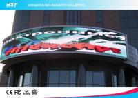 China Circular P10 Curved Led Screen Pixel Pitch 10mm Outdoor Full Color Led Display for sale