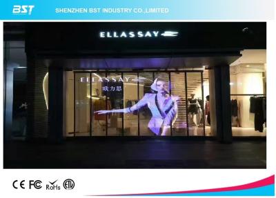 China Indoor Electronic Decoration Transparent Led Display Wall For Shopping Center for sale