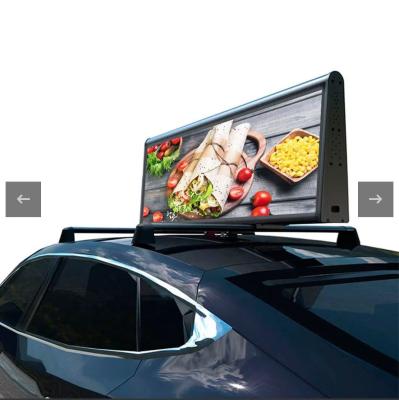China Full Color 4G Wireless P3 Taxi Top Screens 40000 Pixel per sqm Waterproof IP65 OEM for sale