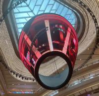 China Customized P4 Curved LED Video Wall Indoor Eye-Catching Advertising LED Screens for sale