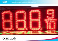 China Outdoor Waterproof LED Gas Price Display High Brightness For Gas / Petrol Station for sale