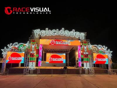 China 7680HZ ,Professional P2.97mm P3.91mm Outdoor Rental LED Display 500x1000mm 14kg For Stage Events for sale
