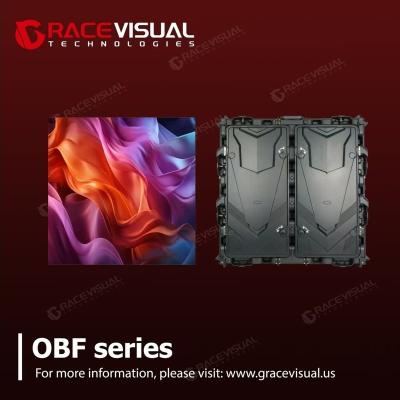 China Outdoor Billboard Fully Front Service Fixed LED Display OBF Series with HD Resolution IP65/IP54 Die-casting Aluminum for sale