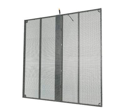 China Indoor Fixed Installation 1000x1000mm Transparent LED Screen With Aluminum Frame And High Refresh Rate 3840hz for sale
