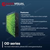China Versatile Front Service Outdoor LED Display Seamless Energy Efficient and Built for Any Environment Contrast Ratio 2000 1 for sale