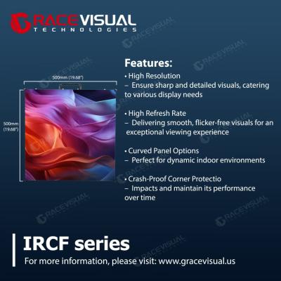 China Zero Motion Blur Curved LED Walls – Immersive Installations with Ultra HD 7680Hz Screen and Die-casting Aluminum Panel for sale