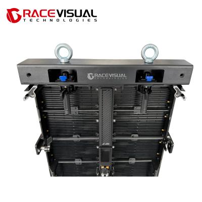 China TSR Series – See-Through Brilliance: High-Brightness Outdoor Transparent LED Screens with Detachable Power Pods for sale