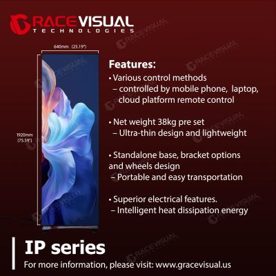 China Slim-Profile LED Display Panel – Featuring Integrated Speaker and Easy, Versatile Mounting Options for sale