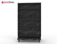 China Small Size Indoor Floor-standing Foldable LED Display Poster Screen, Easy Storage, Convenient Transportation for sale