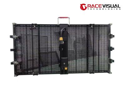 China P3.9-7.8mm Transparent Outdoor Rental 7680Hz Refresh Rate 5000nits Brightness 1mx0.5m LED Display for sale