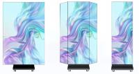 China Triple-Foldable LED Poster Display: Portable, Seamless & Brilliance for sale