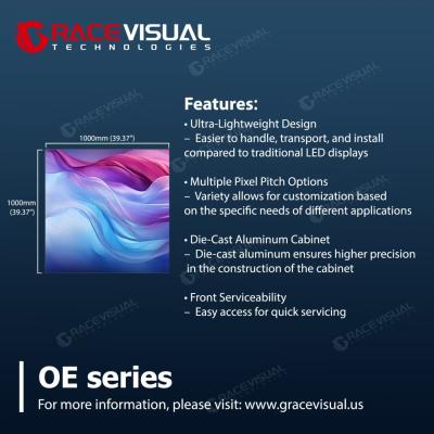 China OE Series Outdoor Advertising LED Display –7680HZ with full color Sleek, Durable & Ready-to-Ship Globally for sale