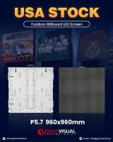 China OA Series P5.7 Outdoor Billboard LED Display: All-White Shell, Dual Maintenance – In-Stock In US Warehouse for sale
