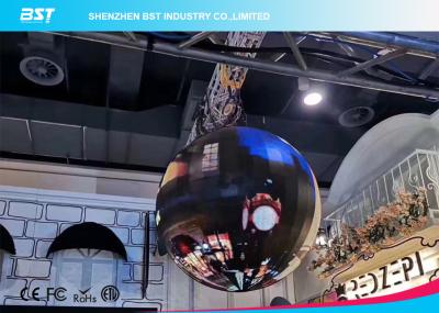China HD 1080P Flexible LED Video Screen Display , Ball Type LED Curved Display for sale