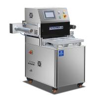 China Gas Flushing Modified Atmosphere Packaging Machine Tray Sealing Machine 600-800 pcs/h 220V for sale