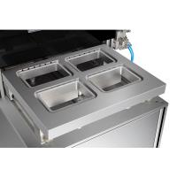 China Gas Flushing Modified Atmosphere Packaging Machine Tray Sealing Machine 600-800 pcs/h 220V for sale