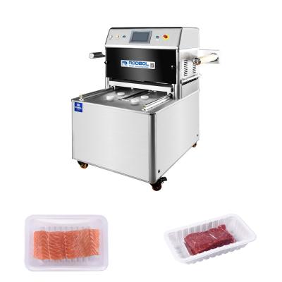 China Floor Type Multifunction Vacuum MAP Packaging Machine 360mm Film Width PLC Touch Screen for sale