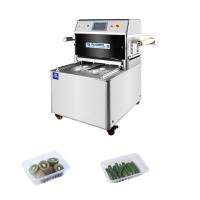 China Floor Type Multifunction Vacuum MAP Packaging Machine 360mm Film Width PLC Touch Screen for sale