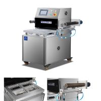 China Tray Type Modified Atmosphere Packaging Machine 960x1000x1320mm Floor Type for sale