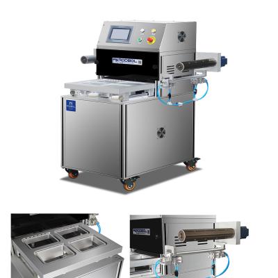 China Tray Type Modified Atmosphere Packaging Machine 960x1000x1320mm Floor Type for sale