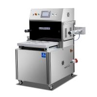 China Automatic MAP Tray Sealing Machine 800-1000 pcs/h 220V 50Hz Gas Flushing for sale