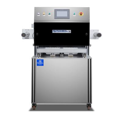 China Plastic Tray Modified Atmosphere Sealing Machine MAP Packaging Equipment 480P for sale
