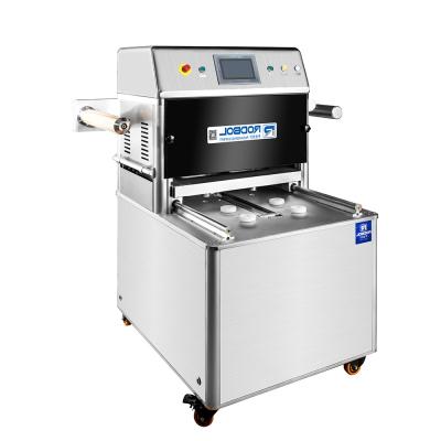 China Touch Screen Skin Packaging Machine 400mm Box Size Food Sealer Programmable Control 380V for sale