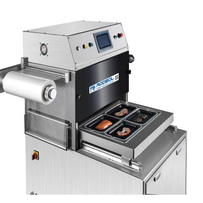 China Commercial Meat Skin Pack Machine Automatic Food Grade Vacuum Sealer 380V 5KW for sale