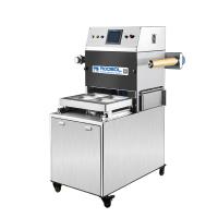China Commercial Meat Skin Pack Machine Automatic Food Grade Vacuum Sealer 380V 5KW for sale