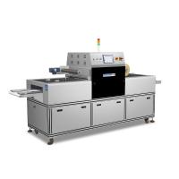 China Automatic MAP Tray Sealing Machine 220V 7.6kW for Meat Seafood Vacuum Skin Packaging for sale