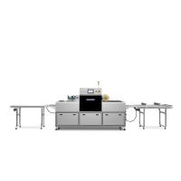 China Automatic MAP Tray Sealing Machine 220V 7.6kW for Meat Seafood Vacuum Skin Packaging for sale